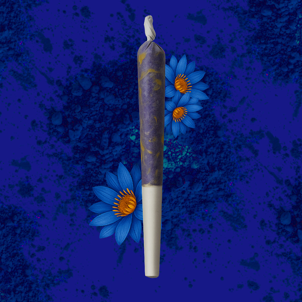 Modrý Lotus Pre Rolls – Zelený Mazec